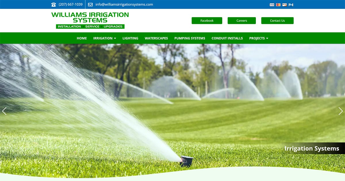 Williams Irrigation Systems, Irrigation Systems, Landscape Lighting ...
